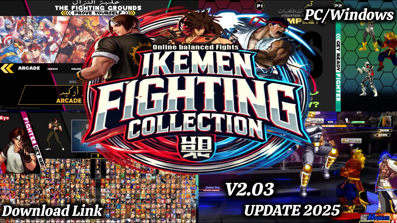 IKEMEN Fighting Collection V2.03 (Update 2025) l Online Games Download l PC/Windows