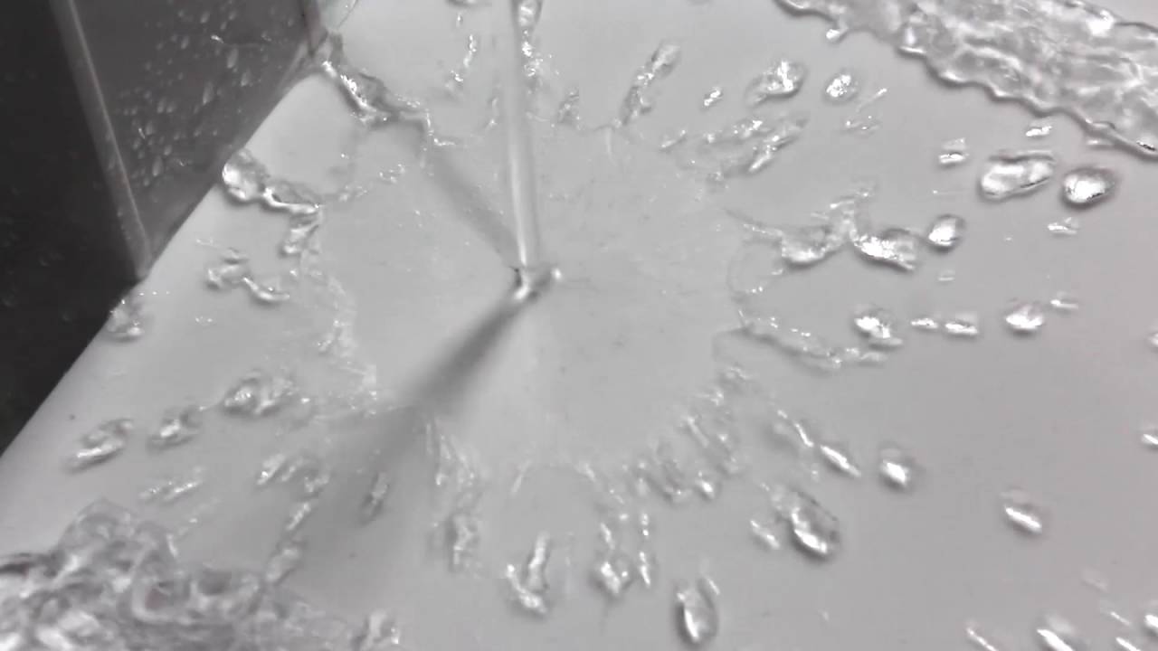 Arthur Carabott's Superhydrophobic Fountain causes water to move in unusual ways