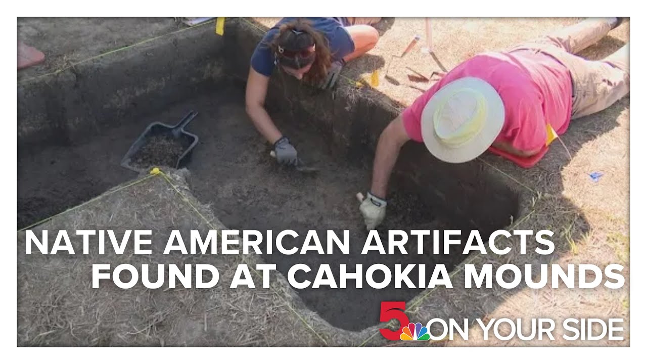 Native American artifacts from 1100 AD found at Cahokia Mounds