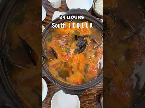All I did for 24 hours in South Jeolla province 🇰🇷 #korea #koreatravel #koreanfood #visitkorea