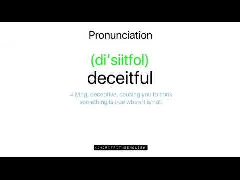 Deceitful English Pronunciation and vocabulary