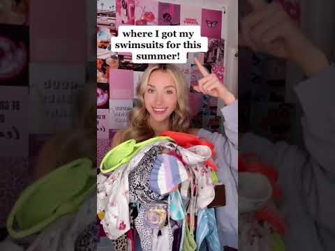 where I get my summer swimsuits!! #shorts