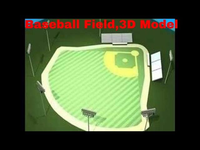 Baseball field 3D Model - FlatPyramid