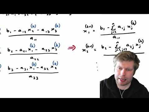 Solving linear systems (6 of 9: Jacobi's Method)