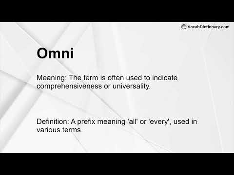Omni Meaning