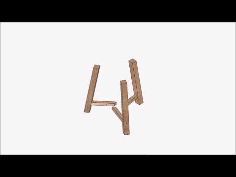 Diy stool plans , digital blueprint pdf file , easy woodworking plan ,reclaimed wood stool