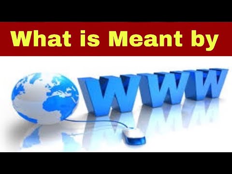 What is the Meaning of WWW on the Internet ? | Technical Alokji