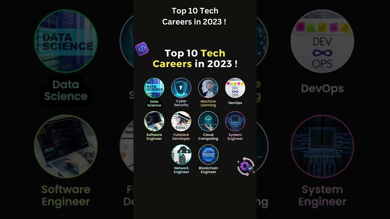 Top 10 Tech Careers in 2023 ! #tech