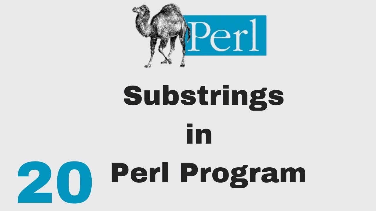 Perl Script Basic Tutorial 20 Functions Substring