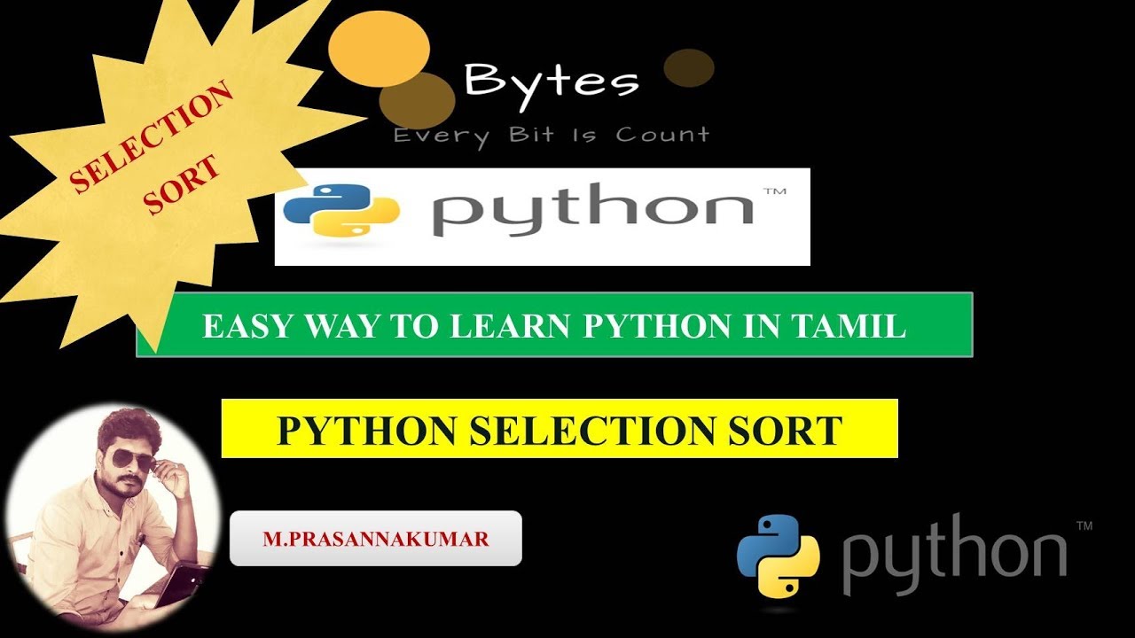 # 18 Python Selection Sort | Python Tutorial For Beginners