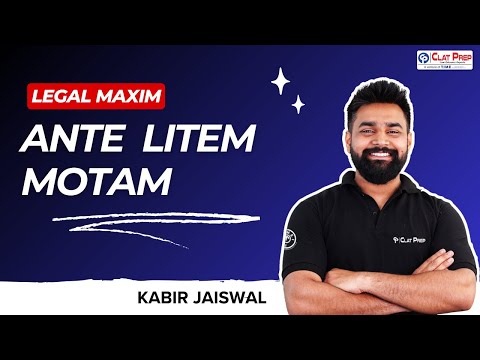 What is Ante Litem Motam? 🤔⚖️