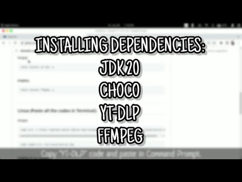 How to install JDK-20, YT-DLP, FFMPEG in Windows | Installing dependencies for YTDLP-GUI by Ayush