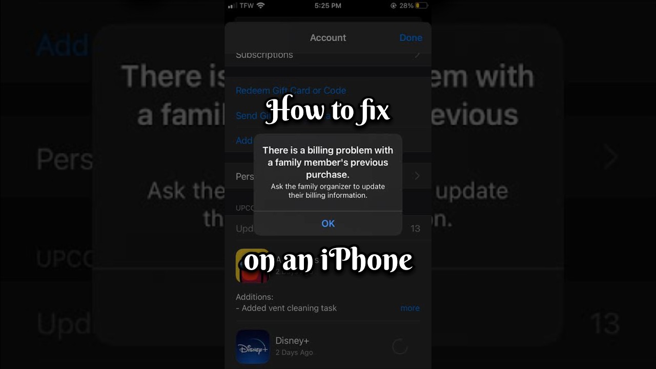 How to fix “There is a billing problem with a previous purchase” on an iPhonel #iphonetips #iphone