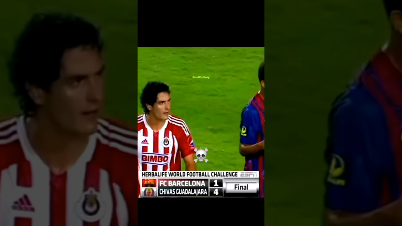 Chivas vs Barcelona ☠️ #football #chivas #barcelona #futbol