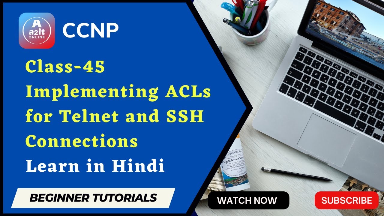 Class-45 Implementing ACLs for Telnet and SSH Connections