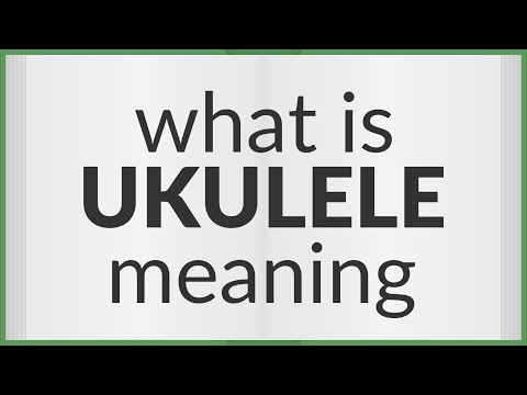 Ukulele | meaning of Ukulele
