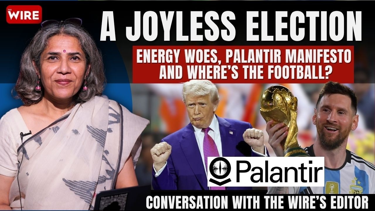 A Joyless Election, Energy Woes, Palantir Manifesto and Where’s the Football? | Seema Says