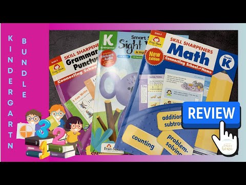 KINDERGARTEN HOMESCHOOL BUNDLE || Evan Moor Review