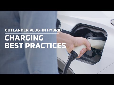2024 Mitsubishi Outlander Plug-in Hybrid SUV Charging Best Practices