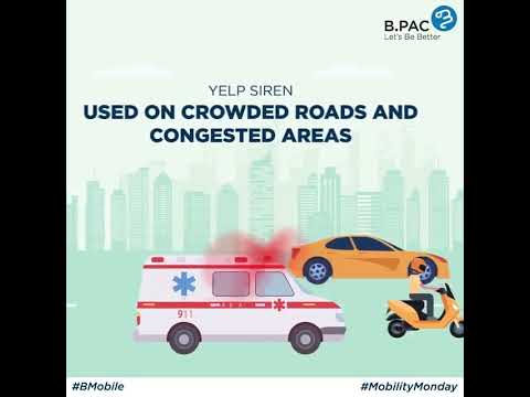 #MobilityMonday (Emergency Vehicles): Types Of Ambulance Sirens