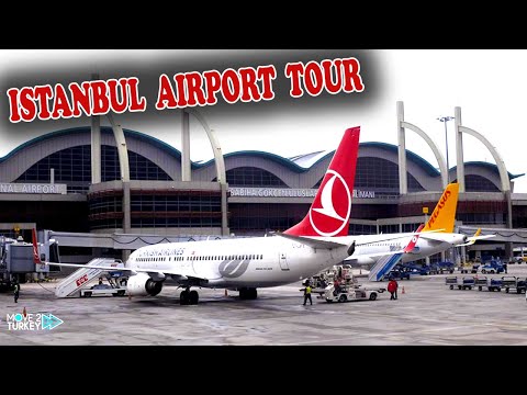 Istanbul Airport Tour//Sabiha Gokcen// (TURKEY) //BEST ARIEL VIEW & Landing Experience.