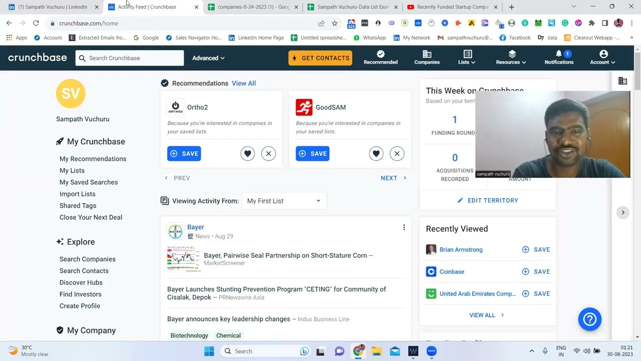 How to use Crunchbase Pro | Crunchbase Overview Tutorial - B2B Database Software
