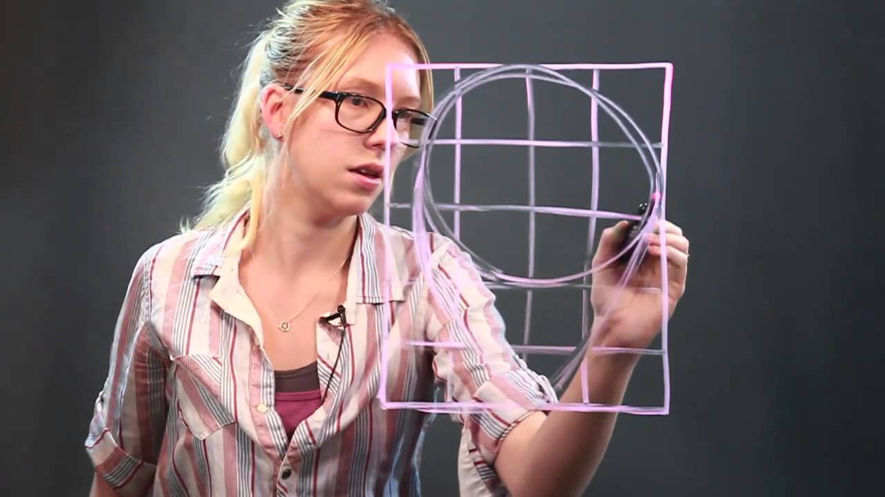 How to Use a Grid to Draw a Self-Portrait