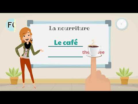 La Nourriture - The food - Level 2 - French Dictation