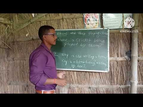 Passive voice of present continuous in wh - question