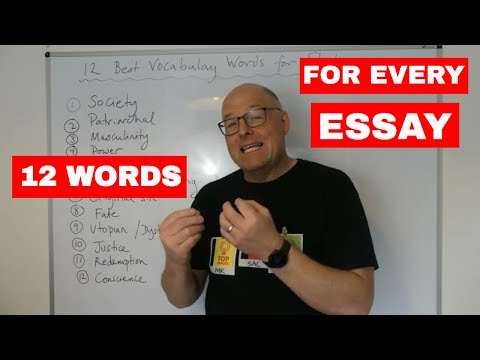 12 Words for TOP GRADES in ALL SHAKESPEARE Essays