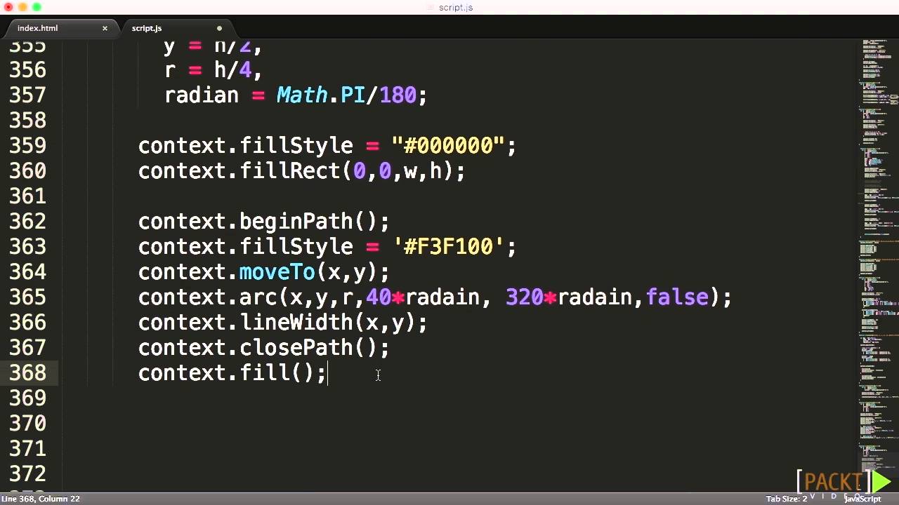 Mastering HTML5 Canvas: Drawing Arcs | packtpub.com