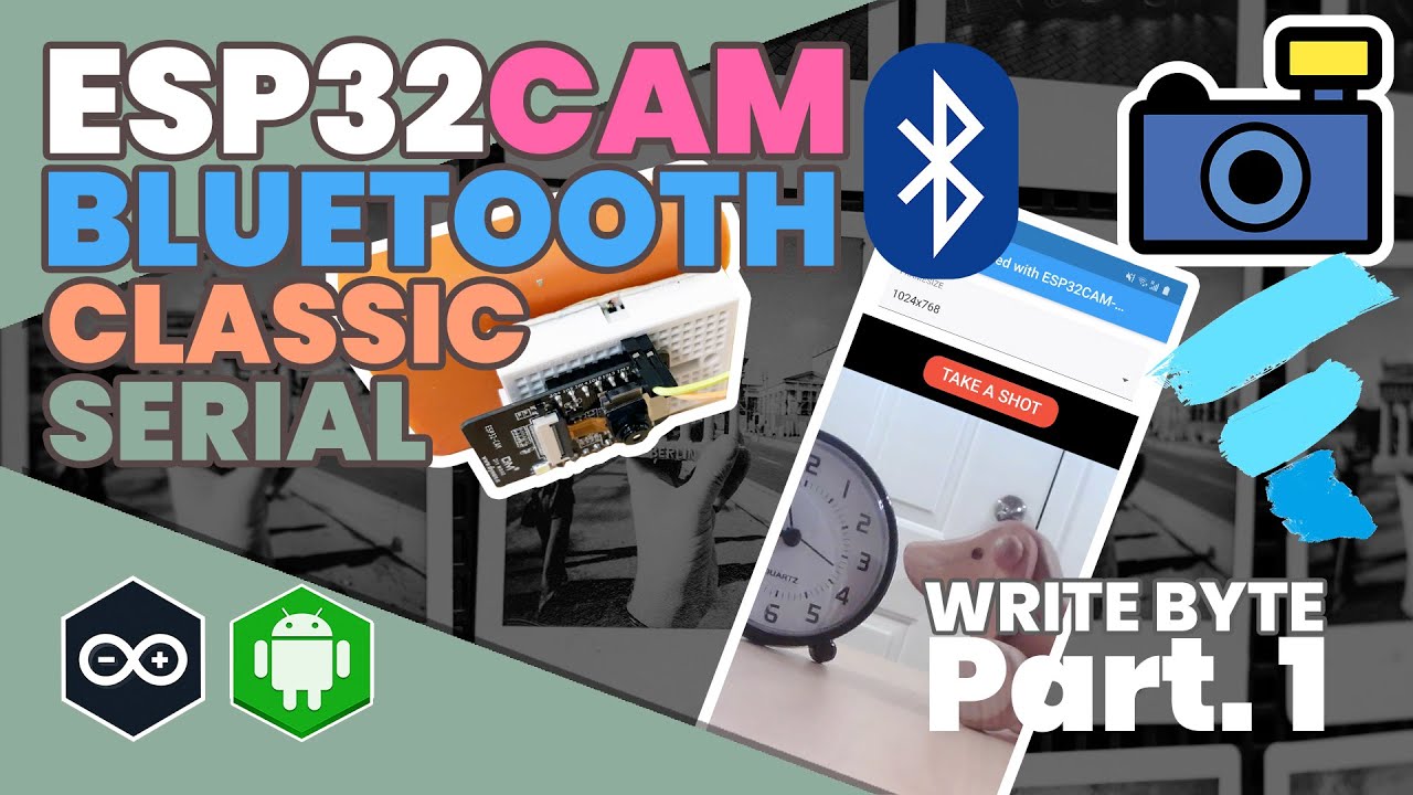 ESP32CAM | BLUETOOTH CLASSIC | FLUTTER - TWO-WAY Serial BT Communication (ft. uint8_t* buffer)🖼️