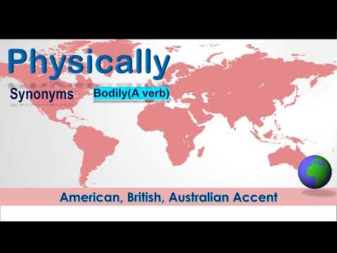 Physically ~ Pronounce Physically in American Accent, Australian Accent and British Accent