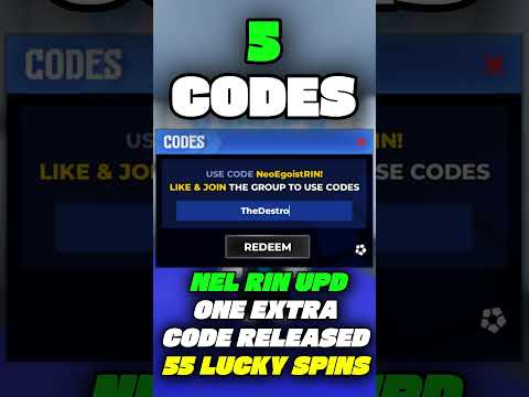 5+ 🆕ALL WORKING NEL RIN UPDATE CODES FOR BLUE LOCK RIVALS IN MAY 2025 #bluelockrivals #roblox #code