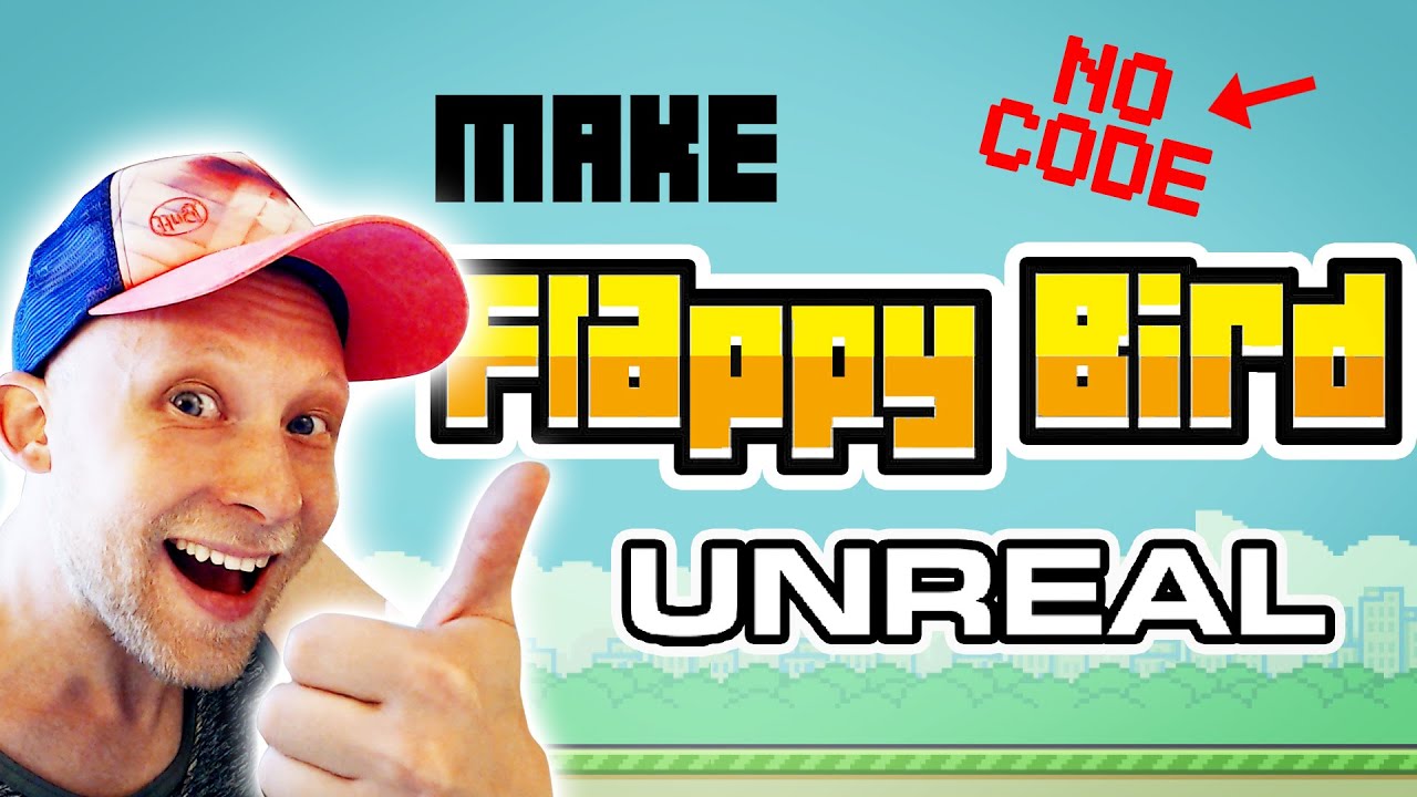 Make Flappy Bird In Unreal Engine with NO CODE Tutorial | Part 1 / 3