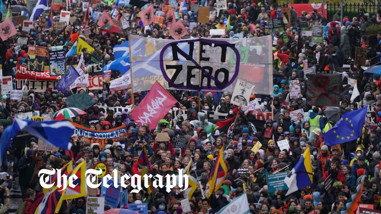 Cop26 protests: Tens of thousands demand action on climate change
