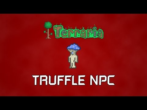 Terraria 1.2 - New Trufle NPC + Above Ground Glowing Mushroom Biome
