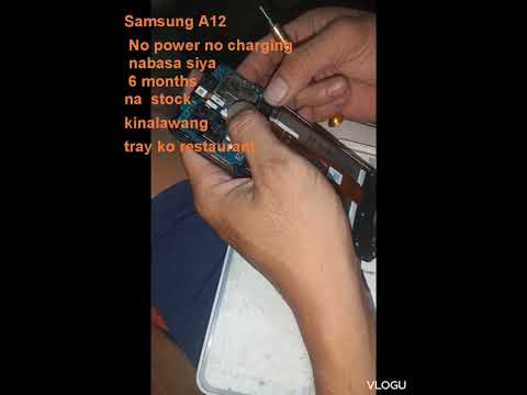 Samsung A12 nabasa 6 months na stock restaurant