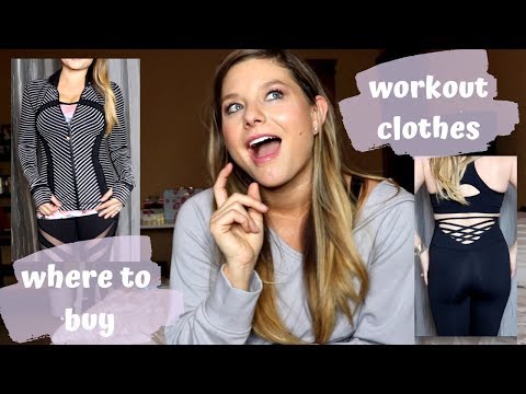 Where to Buy CUTE Workout Clothes | TRY ON