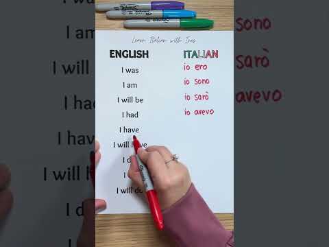 Learn Italian Verbs 🇮🇹📚