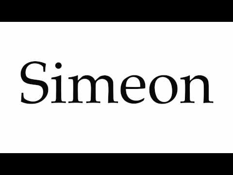 How to Pronounce Simeon