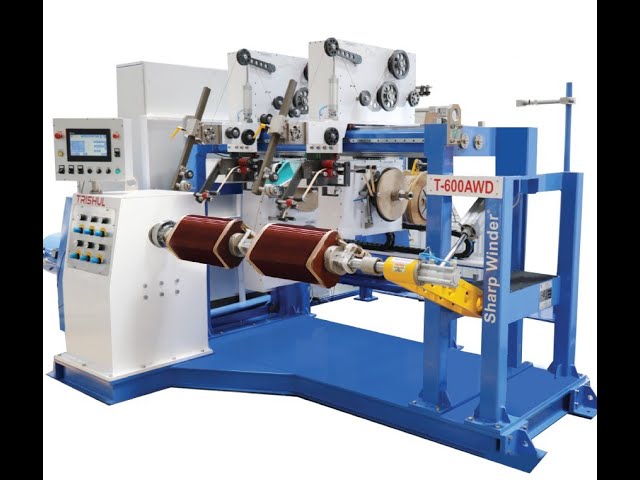 HV Coil Winding Machine - T-600AWD Distribution Transformer Winding ...