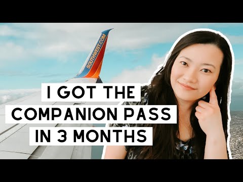 How to Get Southwest Companion Pass FAST for 2024 and 2025!