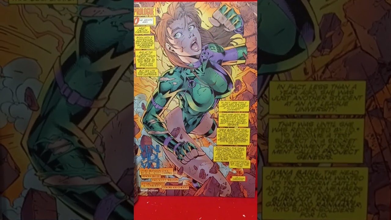 Gen 13 #7 Image Comics Killer Jim Lee cover art #gen13 #imagecomics #jimlee #fairchild #grunge