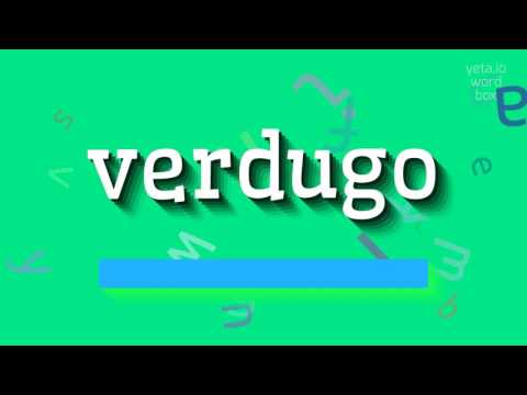 HOW TO SAY VERDUGO?
