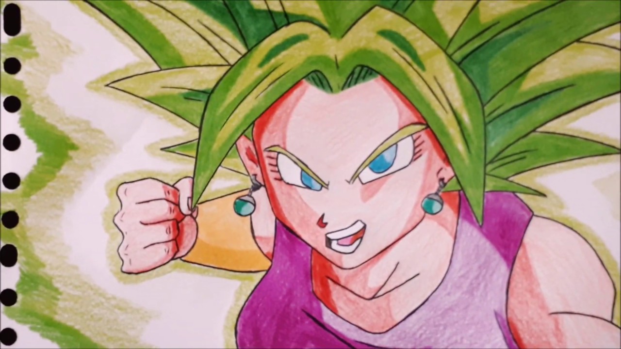 Wendel's Artwork Video 49 - How To Draw & Color Kefla from Dragonball Super