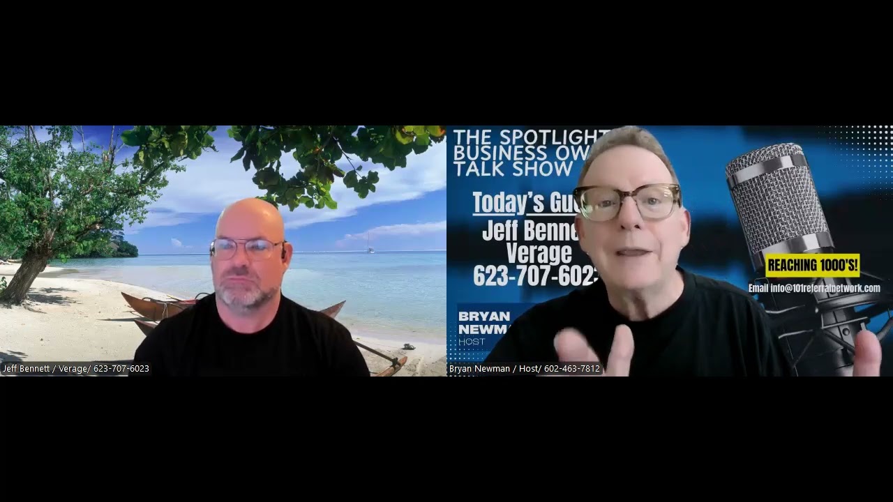 Meet Jeff Bennett of Verage Technology Services. Call him at 623-707-6023.