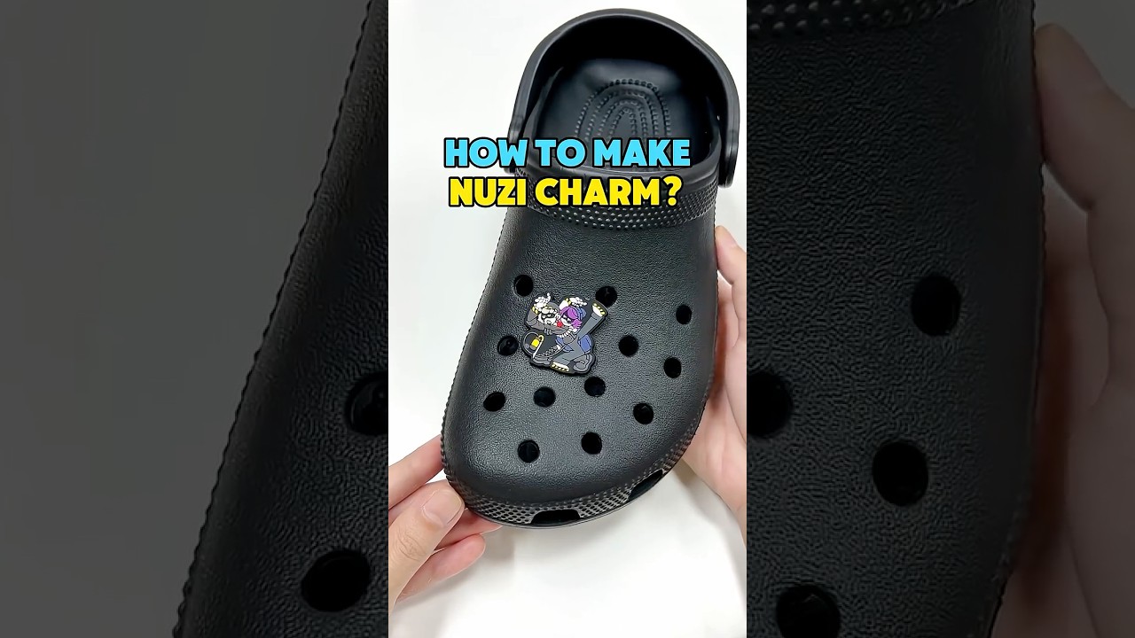 Cool for Nuzi fans ❤️ #nuzi #murderdrones #jibbitz #crocs #crocscharms #otp #tutorial