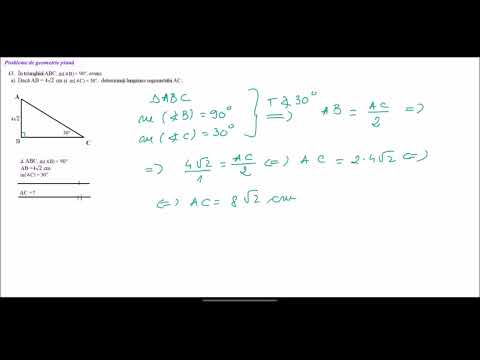Probleme de geometrie plana - Pb 43 - Teorema unghiului de 30 de grade