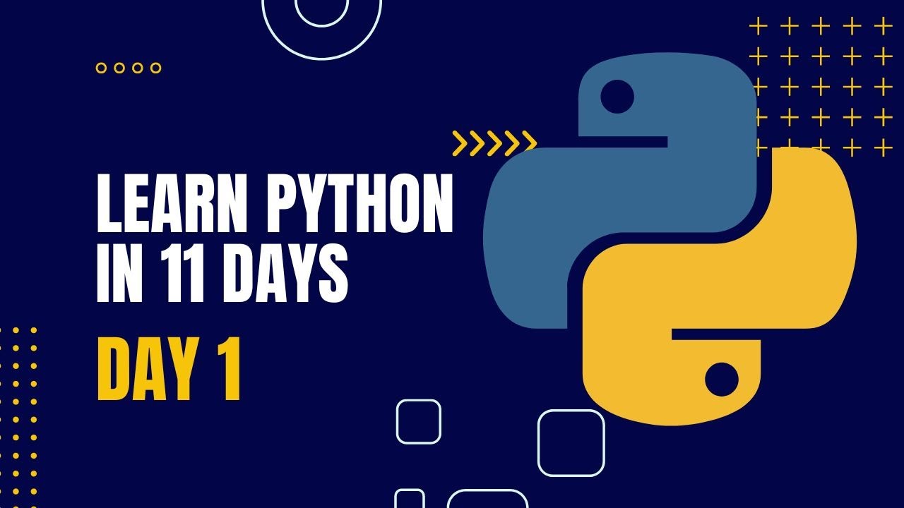 Learn Python in 11 Days |  Python for beginners | Dhaapps Python course Day 1